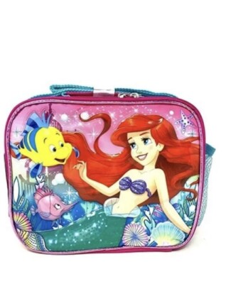 Disney Little Mermaid Ariel Girl School Lunch Box (Brand New/Authentic ...