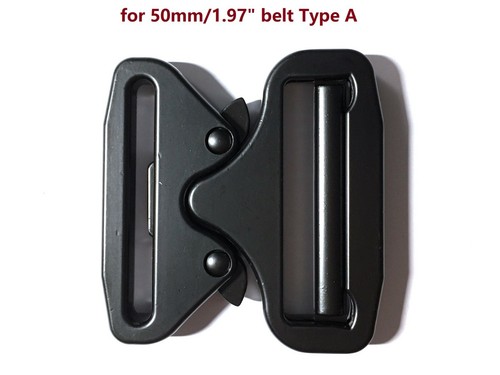 New Metal Belt Buckle Tactical Nylon Rescue Rigger Quick Release 50MM ...