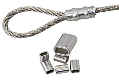 Press sleeves AISI304 for 2.5mm wire rope x10 pcs | eBay