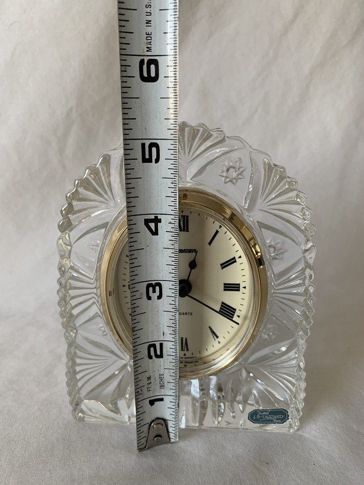 JG DURAND CRYSTAL CLOCK MADE IN FRANCE/Clock Pieces Made In Germany ...