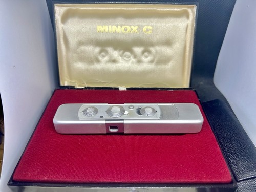 Complete in Box MINOX C Subminiature SPY CAMERA Chain & Case FLASH ...