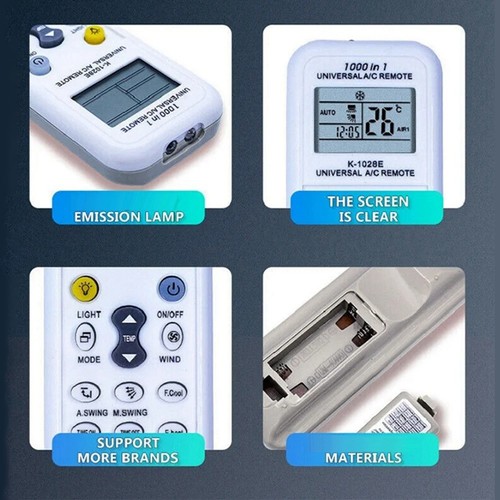 K1028E 1000-In-1-Universalfernbedienung, LCD-Controller für ...