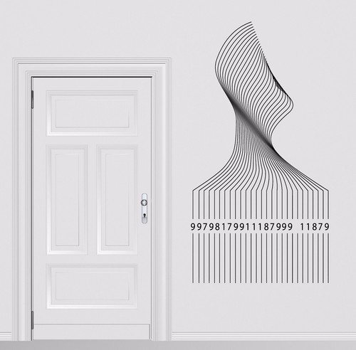 Vinyl Decal Wall Sticker Barcode Lines Vector Decoration (n680) | eBay