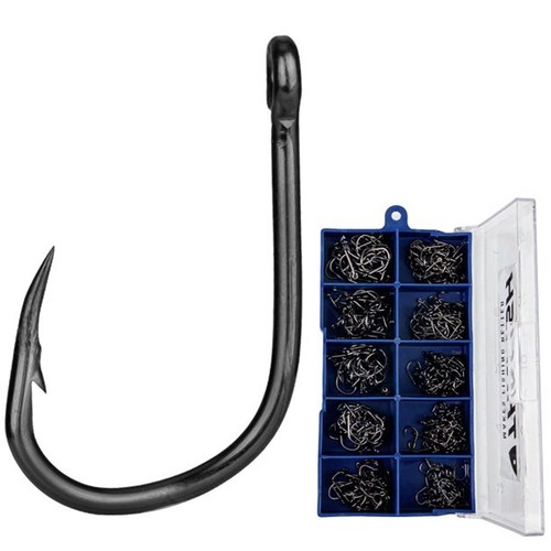 THKFISH 10 Sizes 500Pcs Fishing Hooks Steel Fishing Hooks with Plastic ...