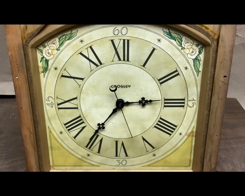 Vintage 1930s Crosley Grandfather Clock Radio Model 124 Clock & wood ...