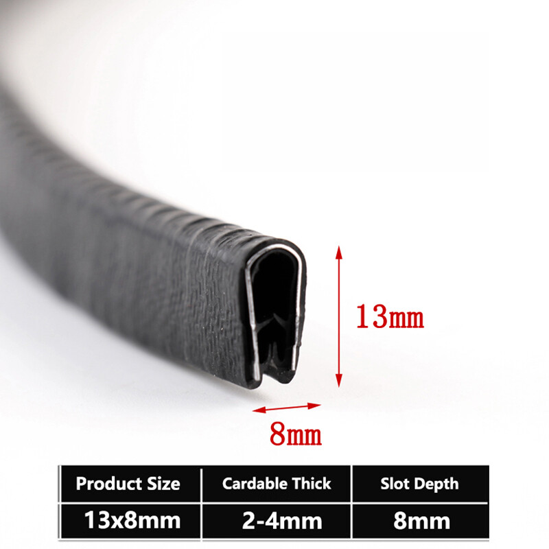 EPDM Car Door Edge Guard Protector Moulding Trim Edge Strip Chip ...
