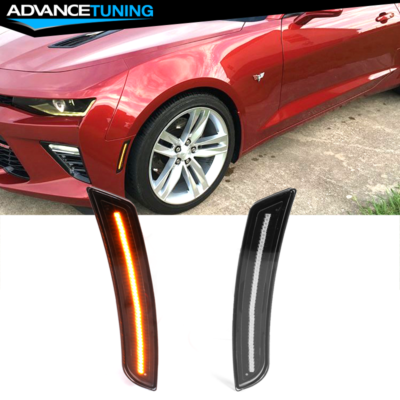 Fits 14-19 Cadillac CTS ATS 16-22 Chevy Camaro Front Side Corner Marker ...