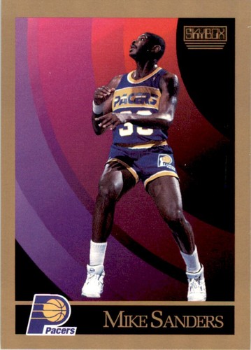 1990-91 SkyBox. Mike Sanders . Indiana Pacers #120 | eBay