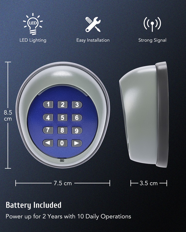 CO-Z Automatic Gate Opener Electric Driveway Operator Remotes ...