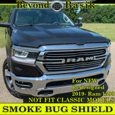 2019-21 2022 2023 Dodge Ram 1500 SMOKE Bug Shield Deflector Hood Guard ...