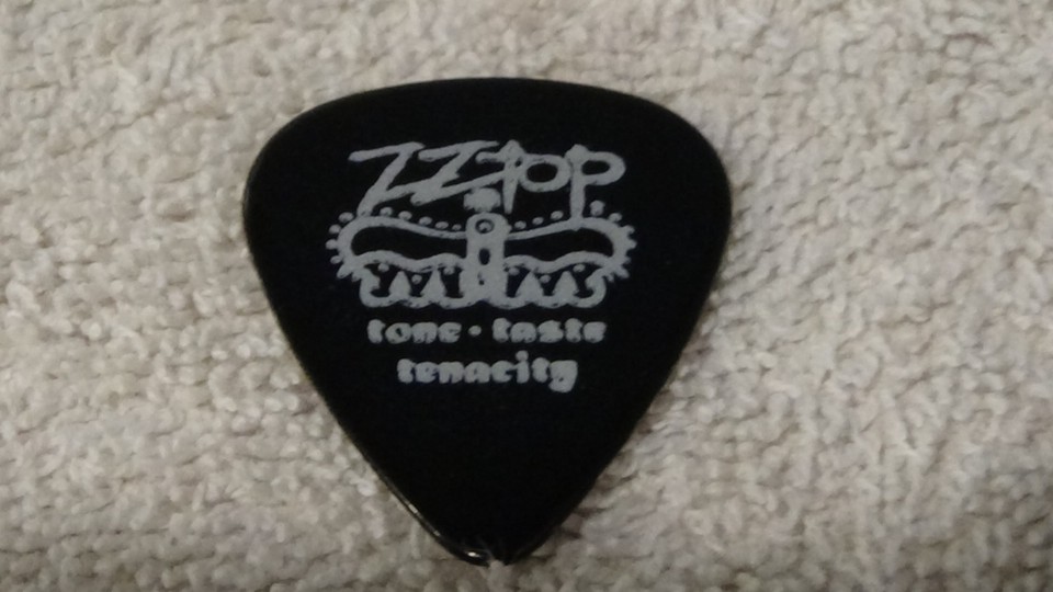 Guitar Pick ZZ TOP - DUSTY HILL'S PLEASER Tone Taste Tenacity black | eBay