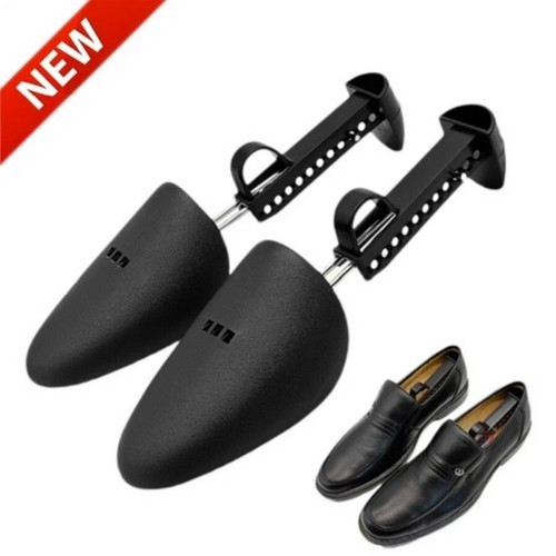 2 Pcs Men Adjustable Form Plastic Shoe Tree Shaper Keeper Boot Shoe ...