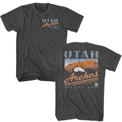 National Parks - Utah Arches - Front and Back Print Short Sleeve Adult ...