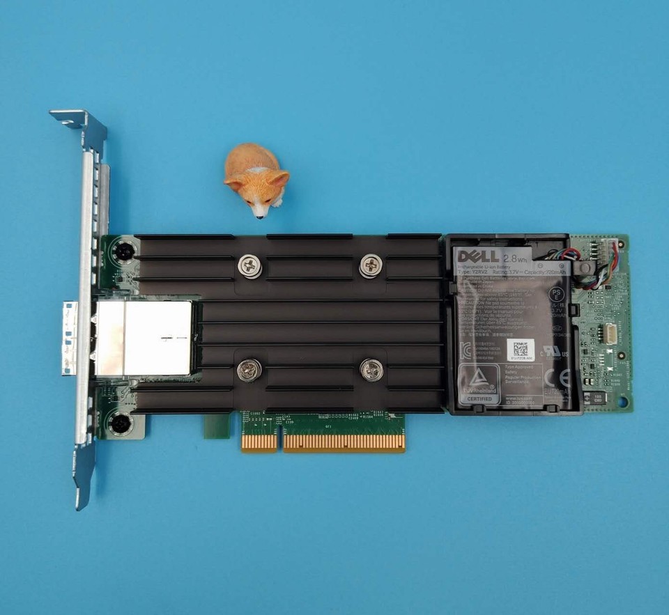 W59R3 DELL PERC H840 PCI-E 4GB 12G/s SAS RAID CONTROLLER W/BATTERY HIGH ...