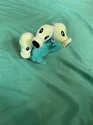 Plants vs Zombies PvZ Plush Triple PEA Peashooter Threepeater | eBay