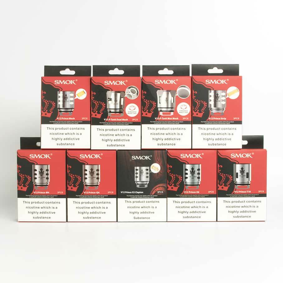 SMOK PRINCE Coils | Q4 | M4 | DUAL, TRIPLE, MAX MESH | T10 | P-Tank ...
