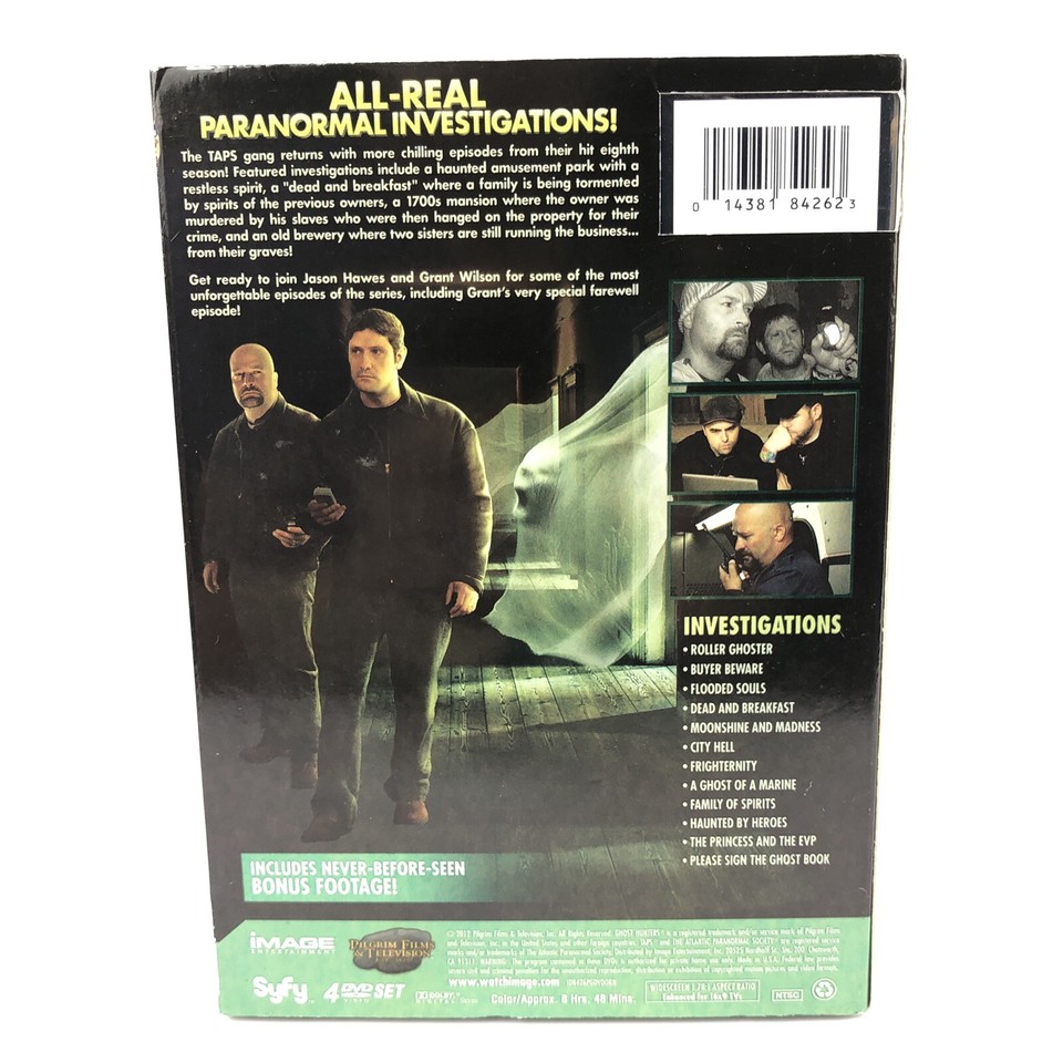 Ghost Hunters: Season 8: Part 1 DVD Set The Hit Series Syfy Sealed ...