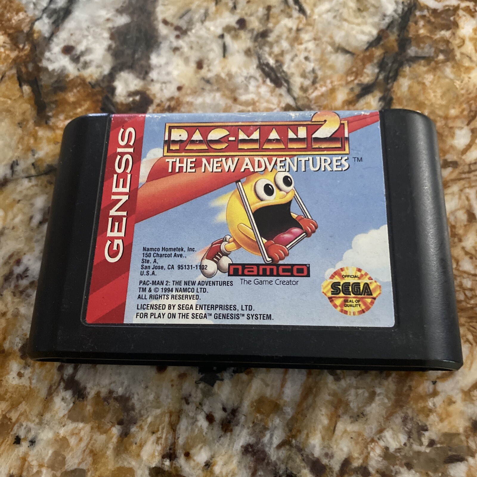 The New Adventures Pac-Man 2, Authentic Sega Genesis Video Game ...