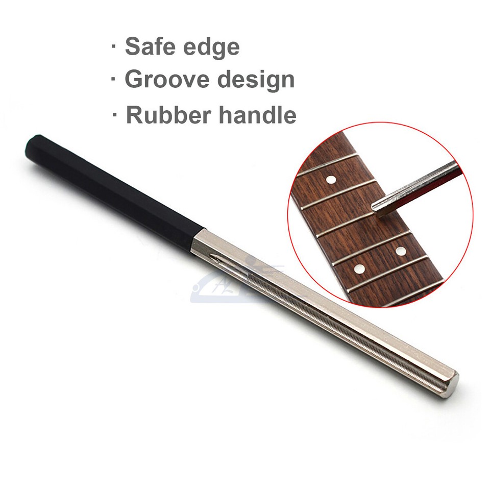 6Pcs Guitar Luthier Tool Kit Fret Crowning File Fret Rocker Fingerboard ...