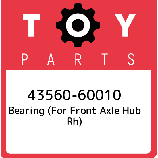 43560-60010 Toyota Bearing (for front axle hub ) 4356060010, New ...