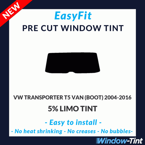 EasyFit Static Pre Cut Tint For VW Transporter T5 (boot) 2004-16 - 5% ...