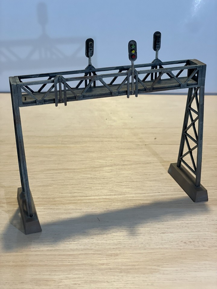 HO Signal Railroad Signal Bridge Custom | eBay