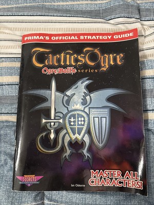 TACTICS OGRE: PRIMA'S OFFICIAL STRATEGY GUIDE COMPLETE WALKTHROUGH! | eBay