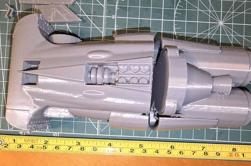 Modern BATTLESTAR GALACTICA Canaris Shuttle Ship -7" | eBay