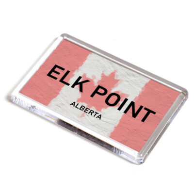 FRIDGE MAGNET - Elk Point - Alberta - Canada Flag | eBay UK