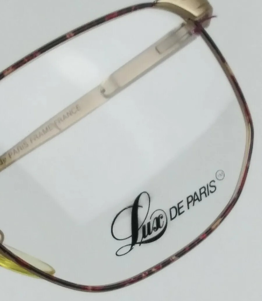 Lux de Paris Florian Men Vintage Aviator Eyeglasses Frame France 56 18 ...