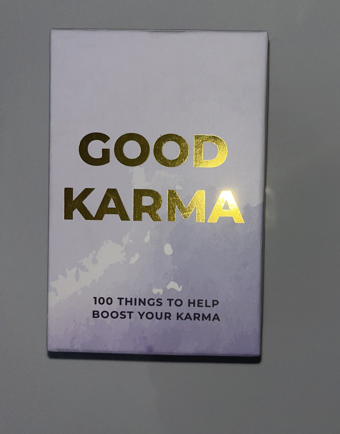 New Sealed Good Karma Cards 100 Things To Help Boost Your Karma | eBay