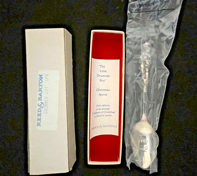 Reed And Barton Spoon 1980 first edition Christmas spoon Drummer Boy | eBay