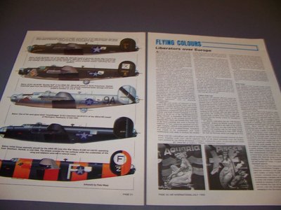 VINTAGE..CONSOLIDATED B-24 VARIANTS ...COLOR PROFILES..RARE! (706J) | eBay