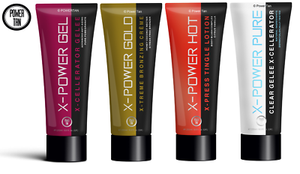 Power Tan X-Power GEL/GOLD/HOT/PURE Tanning Sunbed Accelerator Lotion ...