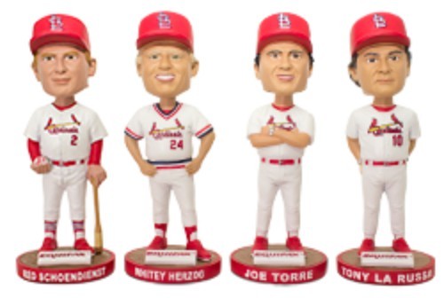 FREE SHIPPING Joe Torre Cardinals Mystery Hall Of Fame Bobblehead 8/25 ...