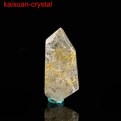 10.7Ct Grade Natural Rutile Flowers & Phantom Quartz Reiki Crystal ...