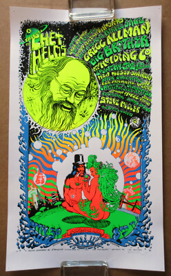 A Tribute To CHET HELMS San Francisco 1994 Concert POSTER Gregg Allman ...