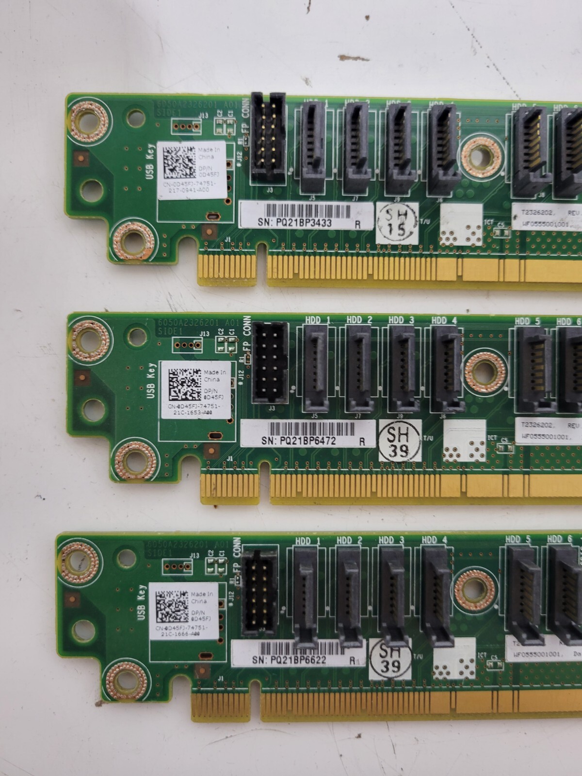 Dell PowerEdge C6100 C6105 6 Ports SATA Cloud Server Interposer Board ...