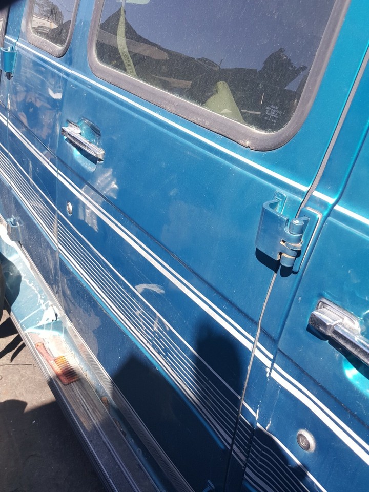 84-96 CHEVY VAN G20 Passenger Right Rear Door w/Glass Forward Side door ...
