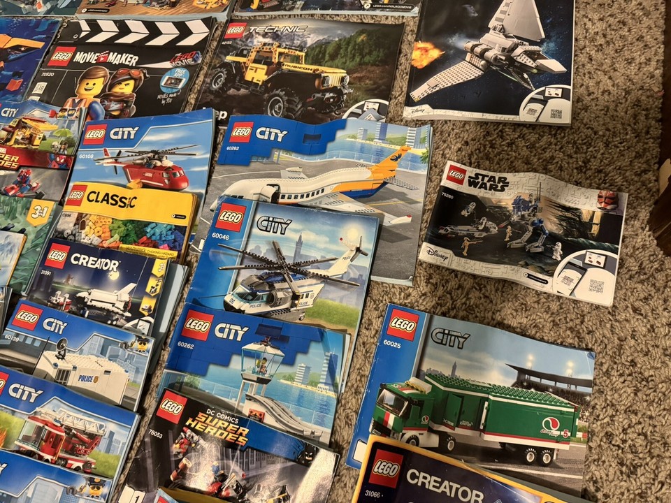 Lot Of 45 Lego Set Instructions | eBay