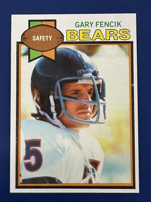 1979 Topps Gary Fencik Chicago Bears #92 Yale | eBay