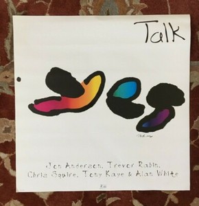 YES Talk rare original promotional poster from 1994 PETER MAX | eBay
