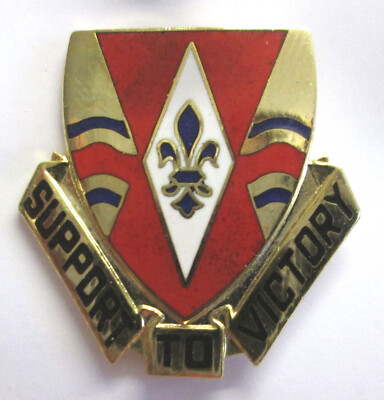 199th SUPPORT BATTALION " Unit Crest" US Army - SUPPORT TO VICTORY | eBay