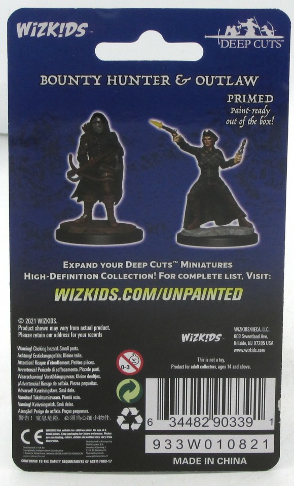Pathfinder Battles 90339 Bounty Hunter & Outlaw (Deep Cuts) Bandit ...