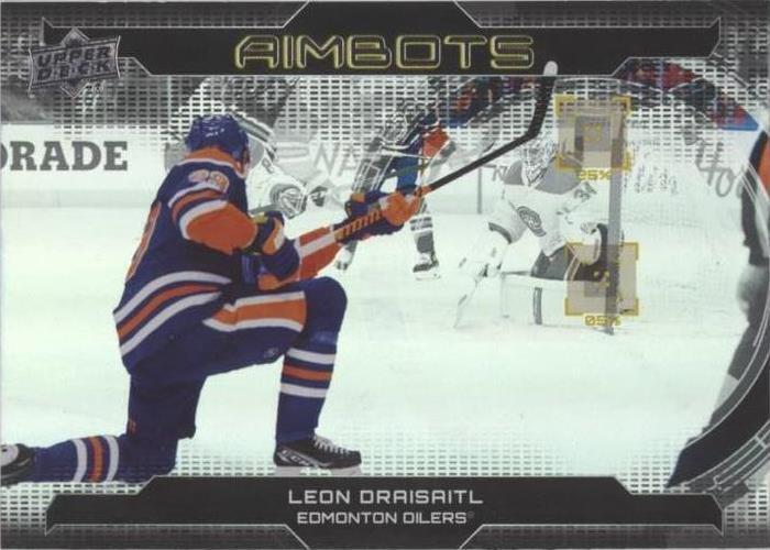 2024-25 Upper Deck Series 1 - Aimbots Leon Draisaitl #AB-20 Black for ...
