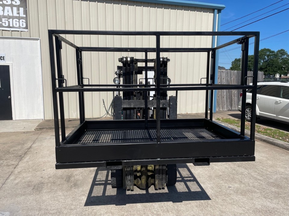 USA Attachments 4' x 6' Mesh Telehandler Work Platform, Man Safety ...