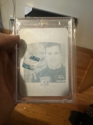 Bobby Labonte printing plate 2017 Donruss Racing Cyan Plate 1/1 Card ...