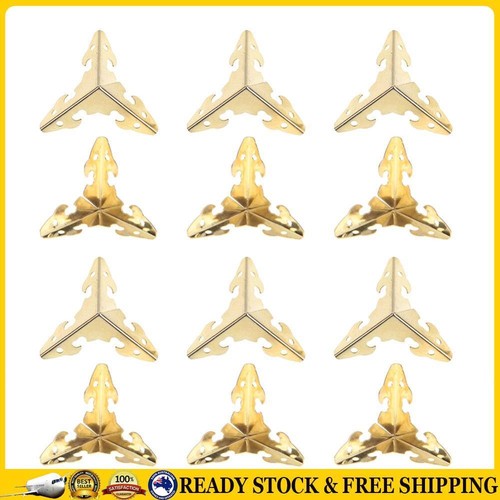 12pcs Metal Carve Jewelry Box Corner Protector Furniture Decorative ...