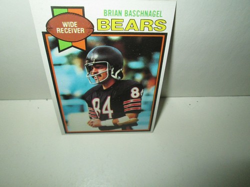 BRIAN BASCHNAGEL 1979 FOOTBALL CARD Topps #154 CHICAGO BEARS Ohio State ...