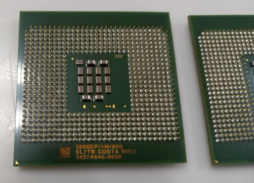 Intel SL7PE 3GHZ/ 800MHZ/ 1MB CPU Processors ~ Pair of 2 | eBay